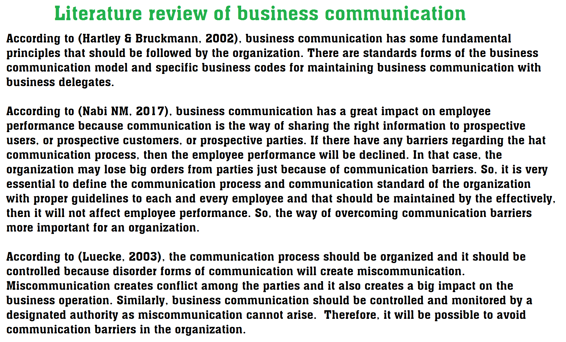 Overview of Business Communication - CIRCLE OF BUSINESS